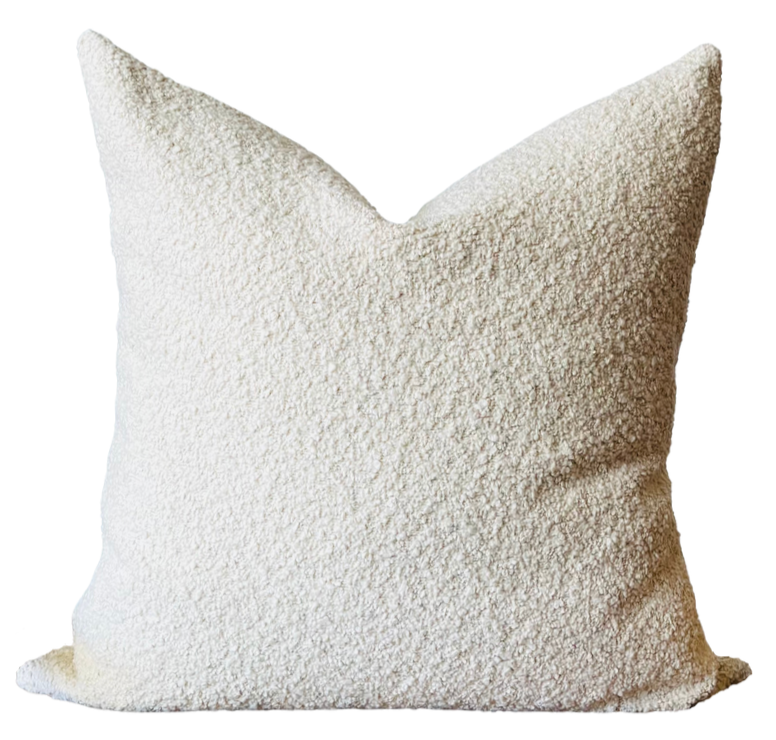 Cream Fluff Pillow Cover – Pillow Chop